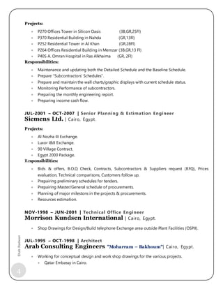 Ehab Radwan | DOCX | Civil Engineering Industry | Industries