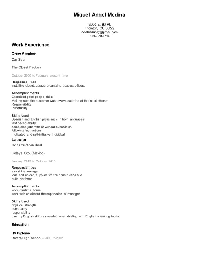 Miguel's RESUME | DOCX