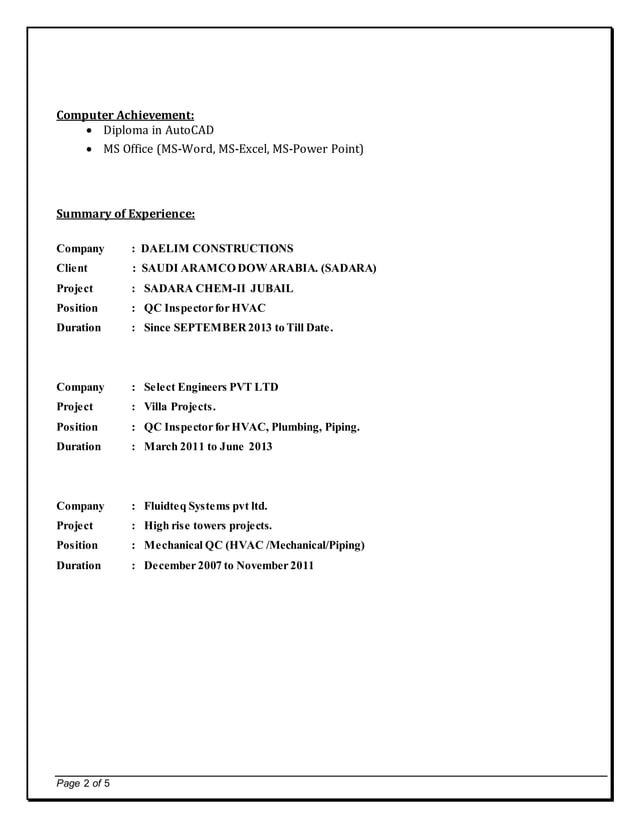 hvac new cv mubeen | PDF