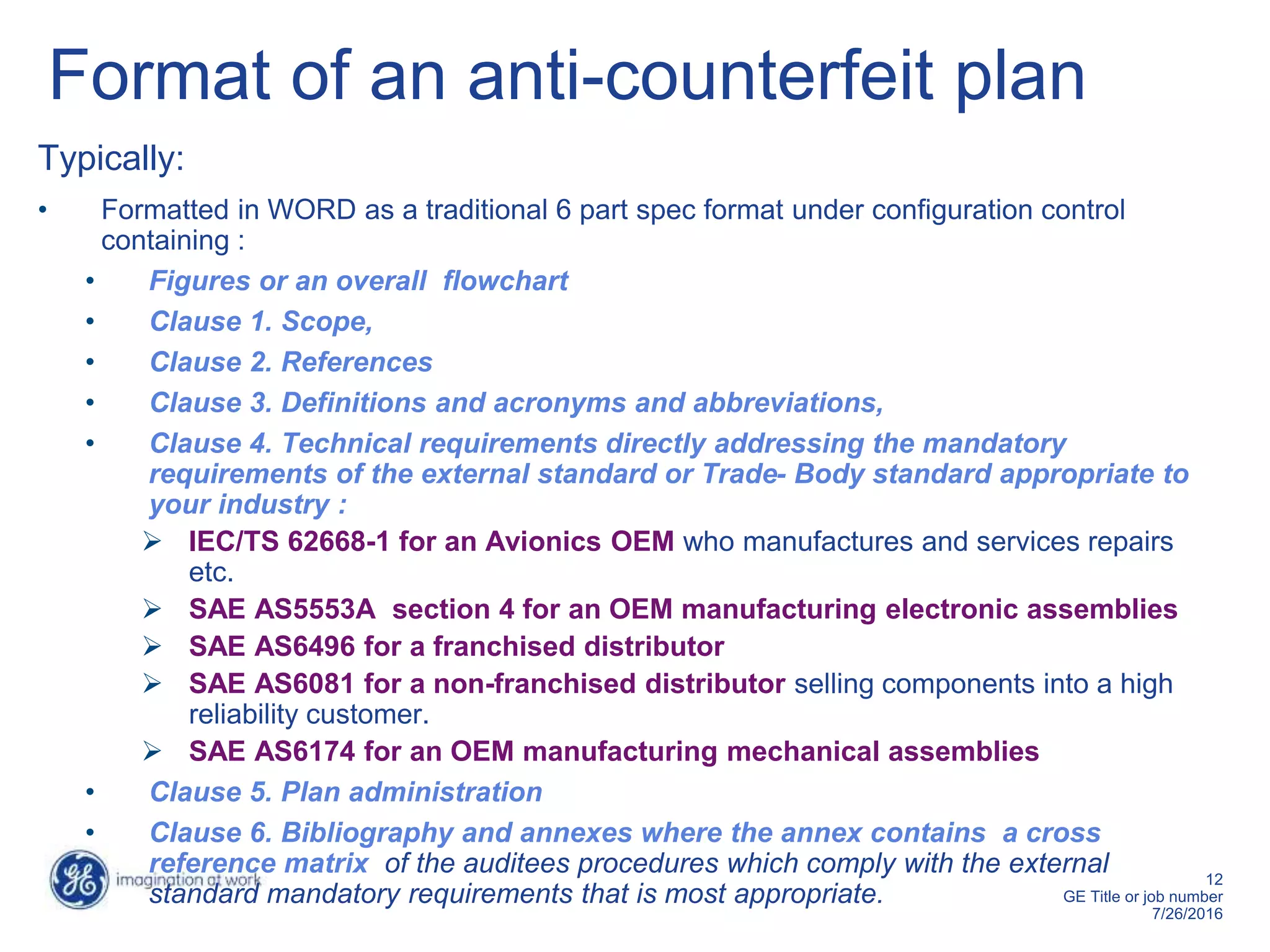 Anti-counterfeit Paris 2016 | PPTX