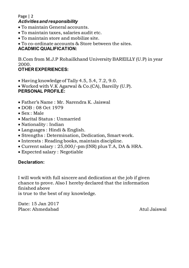 RESUME_ATUL | PDF