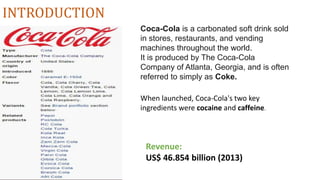 Manufacturing of coke bottle | PPTX