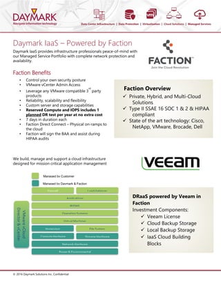 Faction IaaS One Pager Daymark | PDF