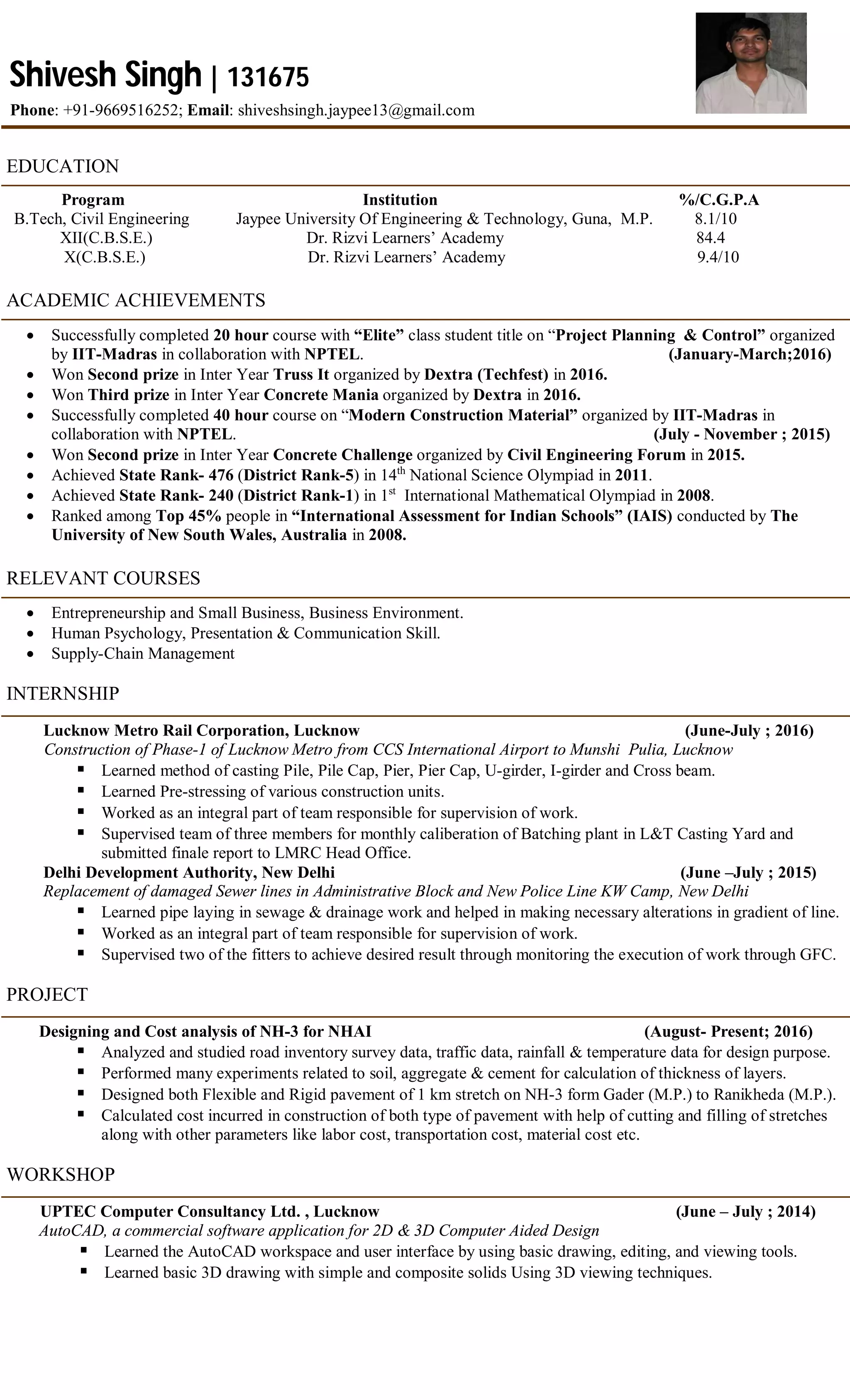 shiveshsinghCV | PDF