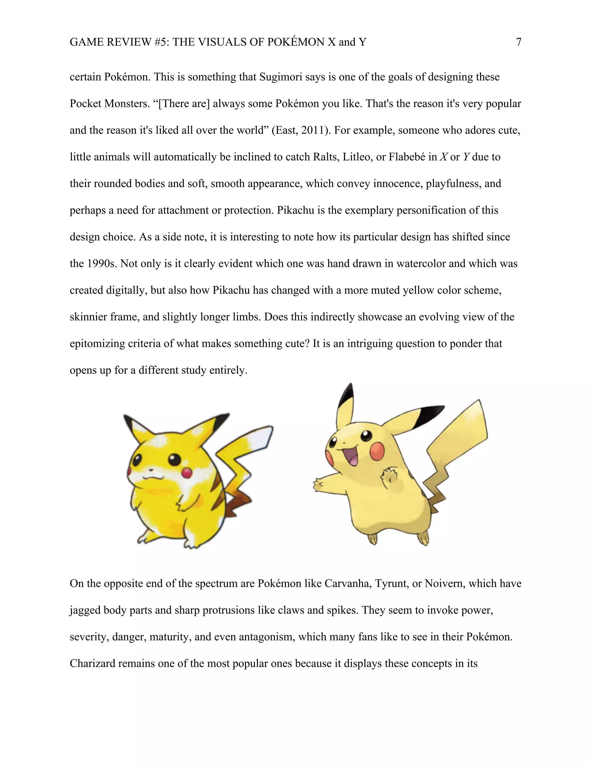 Game Review #5 - The Visuals of Pokémon X and Y | PDF