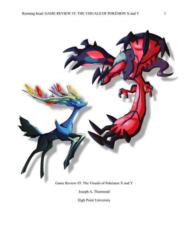 Game Review #5 - The Visuals of Pokémon X and Y | PDF