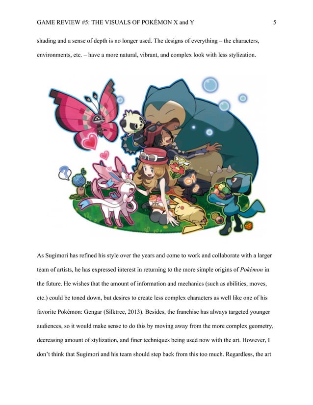 Game Review #5 - The Visuals of Pokémon X and Y | PDF
