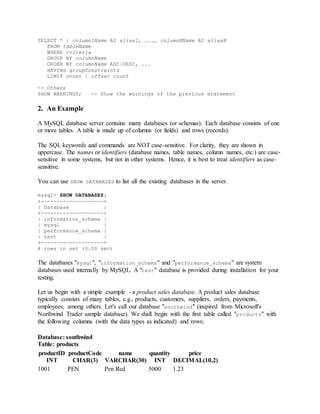 database-querry-student-note | PDF