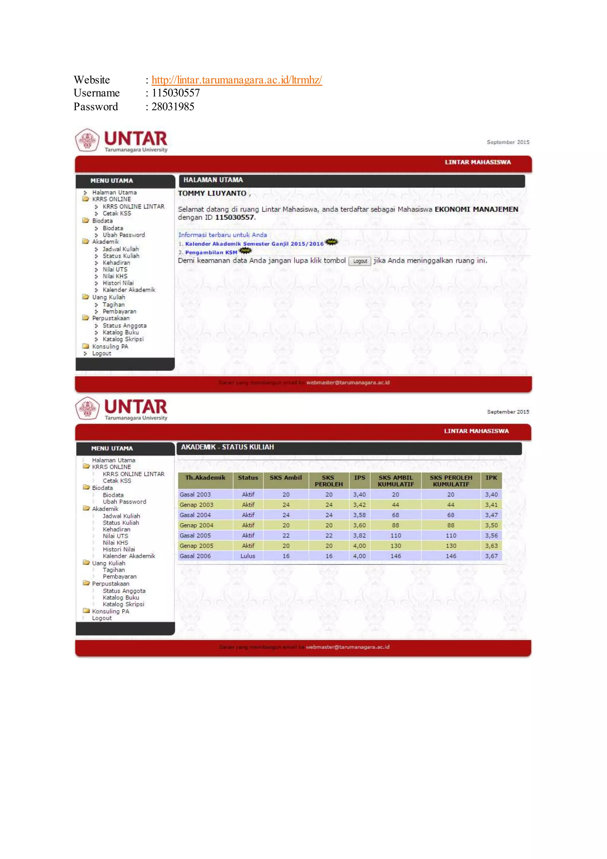 Universitas Tarumanagara (Untar) | PDF