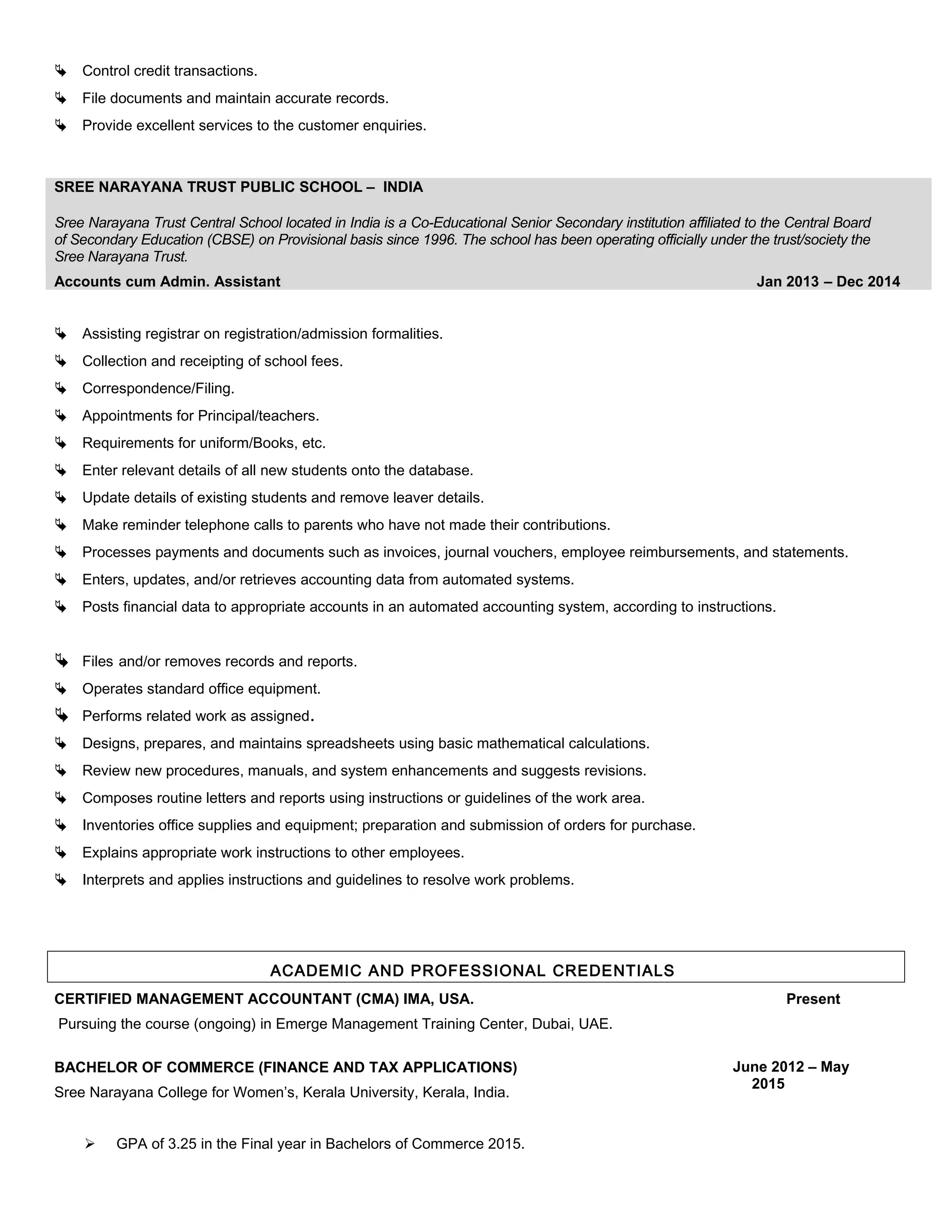 JEENU CV | DOC