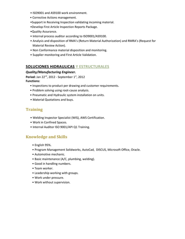 Rene Contreras CV (eng) | DOC