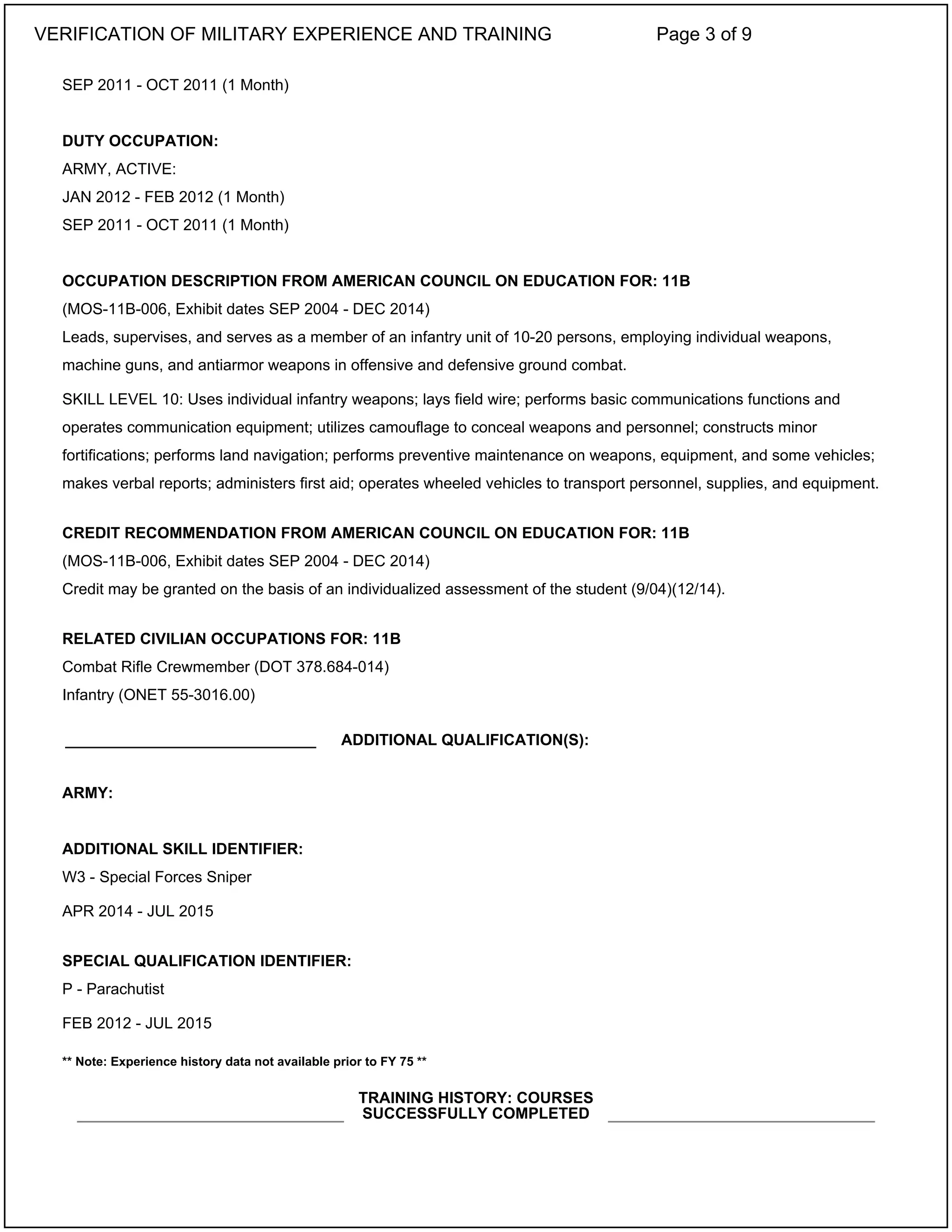 Joseph Flory VMET_Document(TRANSCRIPT) | PDF