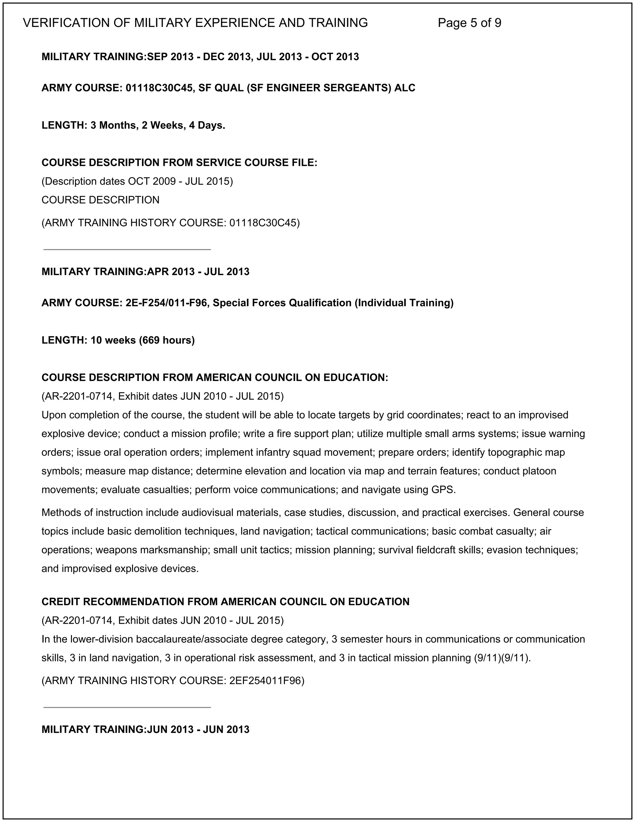 Joseph Flory VMET_Document(TRANSCRIPT) | PDF