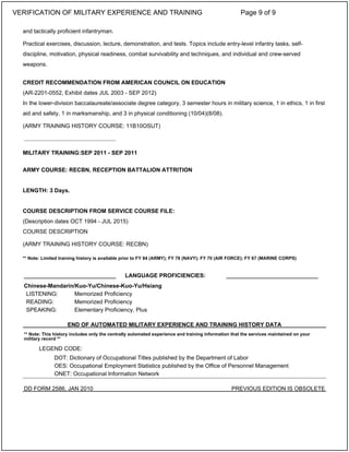 Joseph Flory VMET_Document(TRANSCRIPT) | PDF