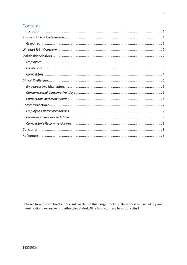 Business Ethics Assignment | DOCX | Educational Assessment | Education