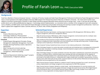 Profile of Farah Leon-TD | PPTX | Business Administration | Business