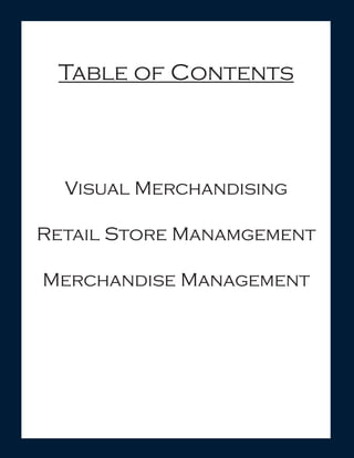 Visual Merchandising Portfolio copy | PDF