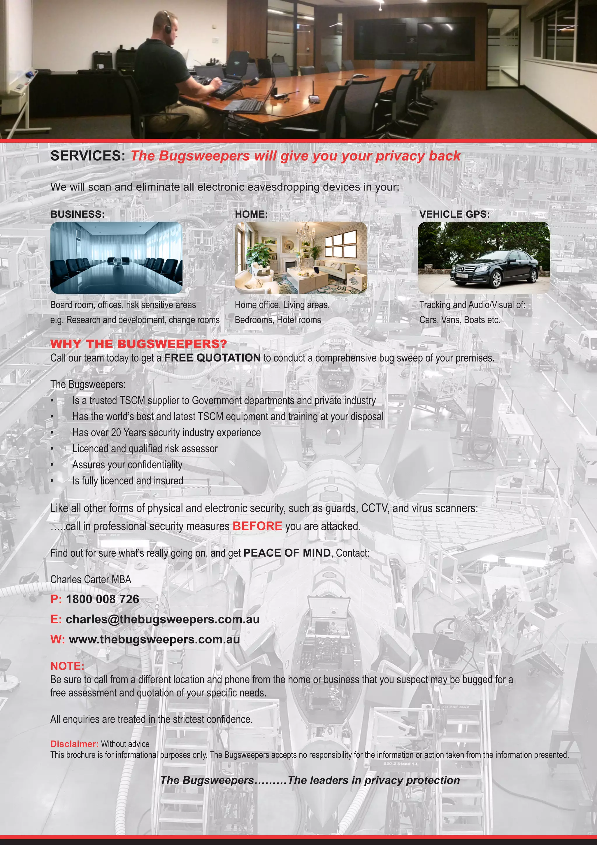 The Bug Sweepers TSCM Guide | PDF