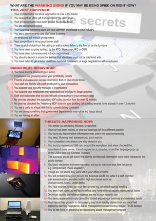 The Bug Sweepers TSCM Guide | PDF