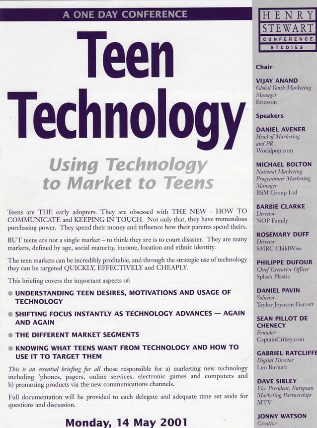 Teen Technology 2001_Vijay Anand | PDF