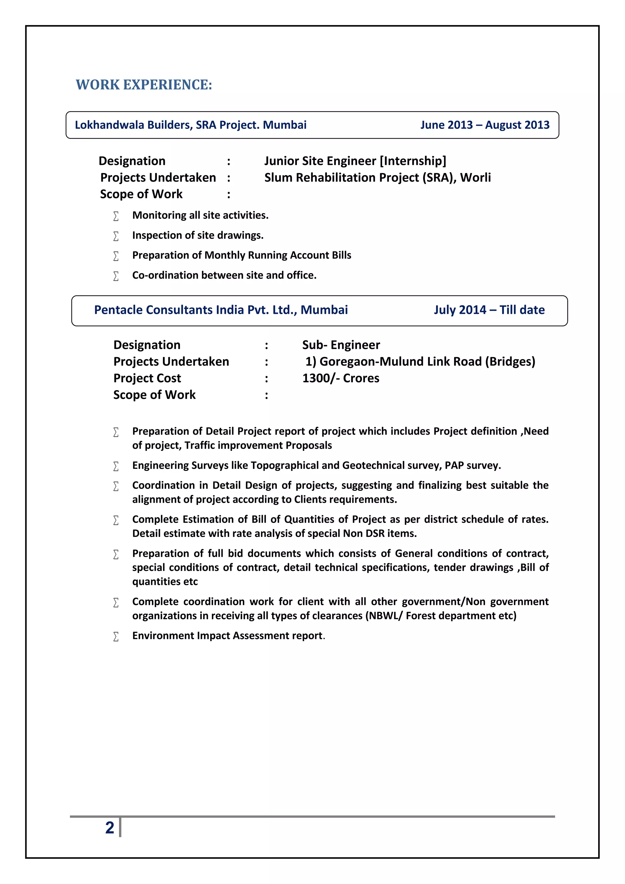 Durgesh Gawde-cv | PDF