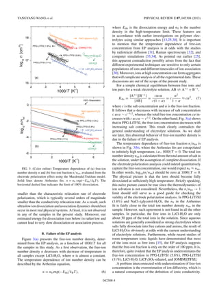 Examination of methods to determine free-ion diffusivity and number density from analysis of ...