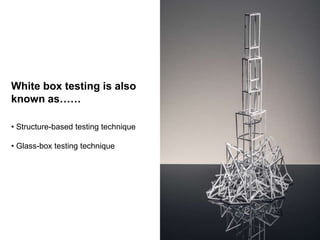 Introduction to White box testing | PPTX