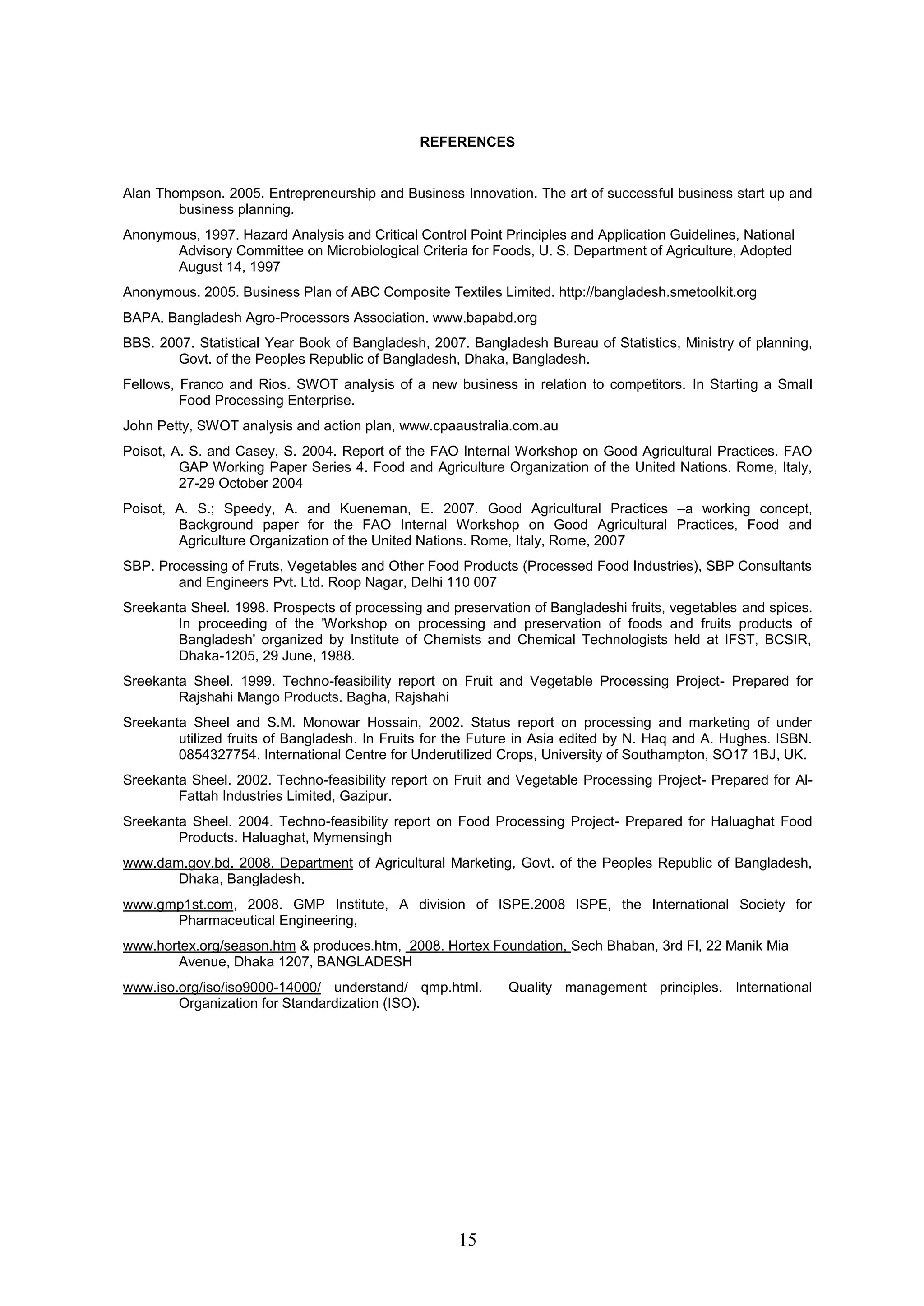 Techno-Economic Feasibility Study Report on IQF Plant for Manufacturing ...