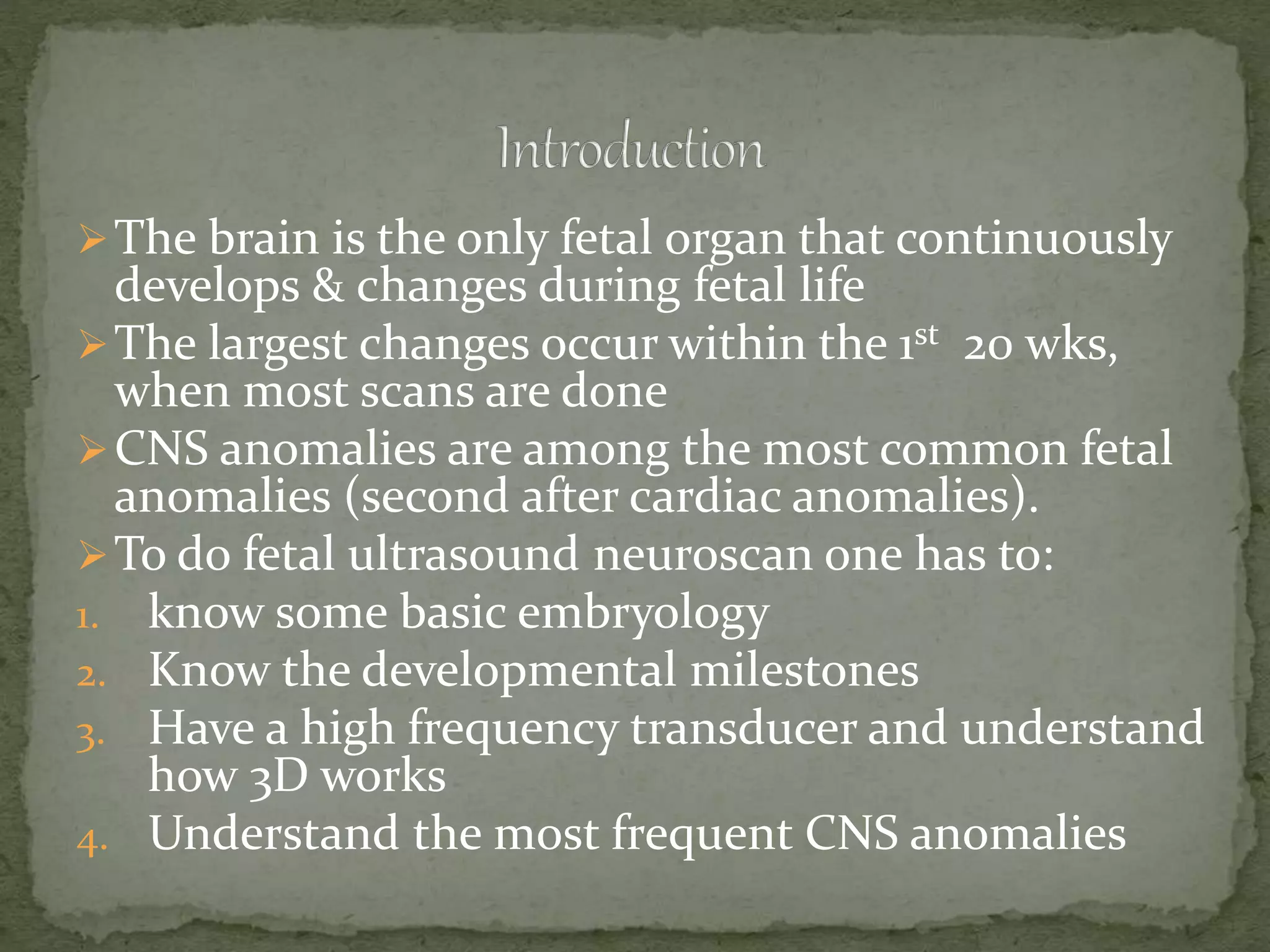 3D&4D brain anomalies | PPTX