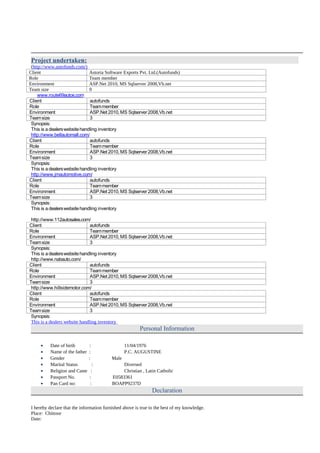 Jacob Jean resume | DOC