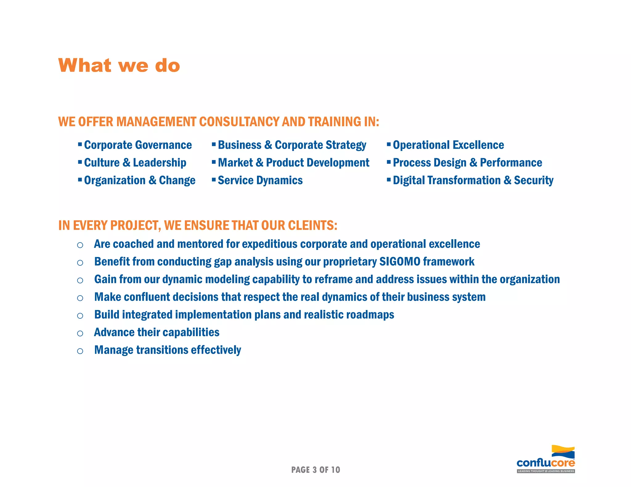 ConfluCore Competency Brief - January 2017 | PDF