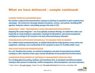 ConfluCore Competency Brief - January 2017 | PDF