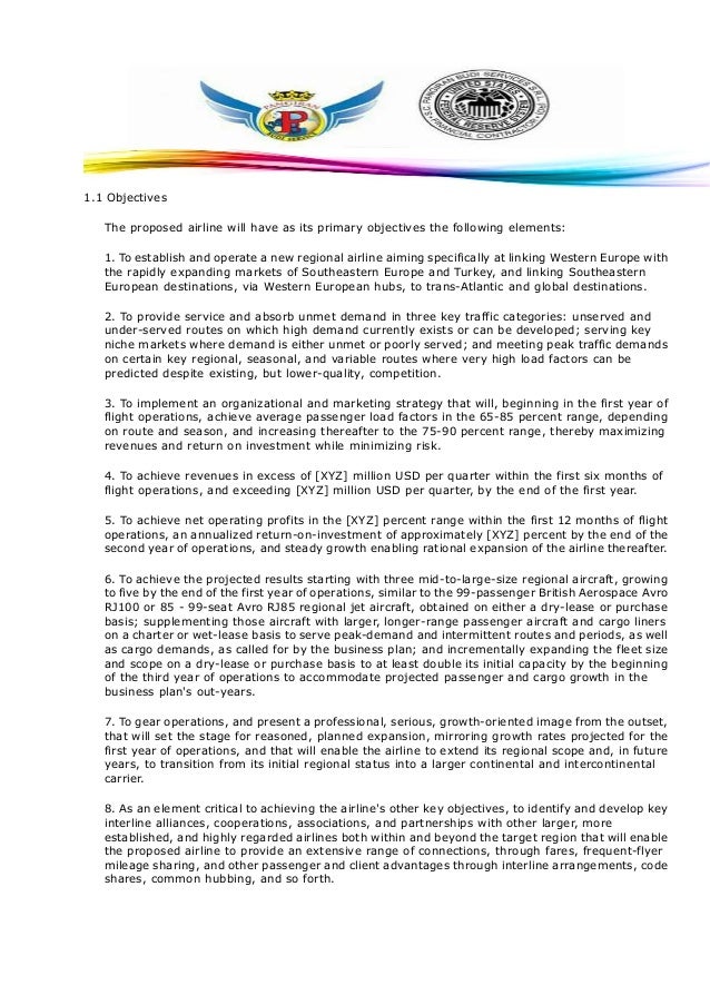 AIRLINE PROJECT PROPOSAL