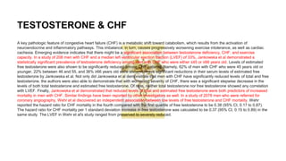 Testosterone Cardiovascular Health | PPTX
