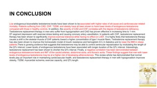 Testosterone Cardiovascular Health | PPTX