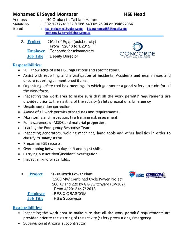 mohamed elsayed CV | PDF