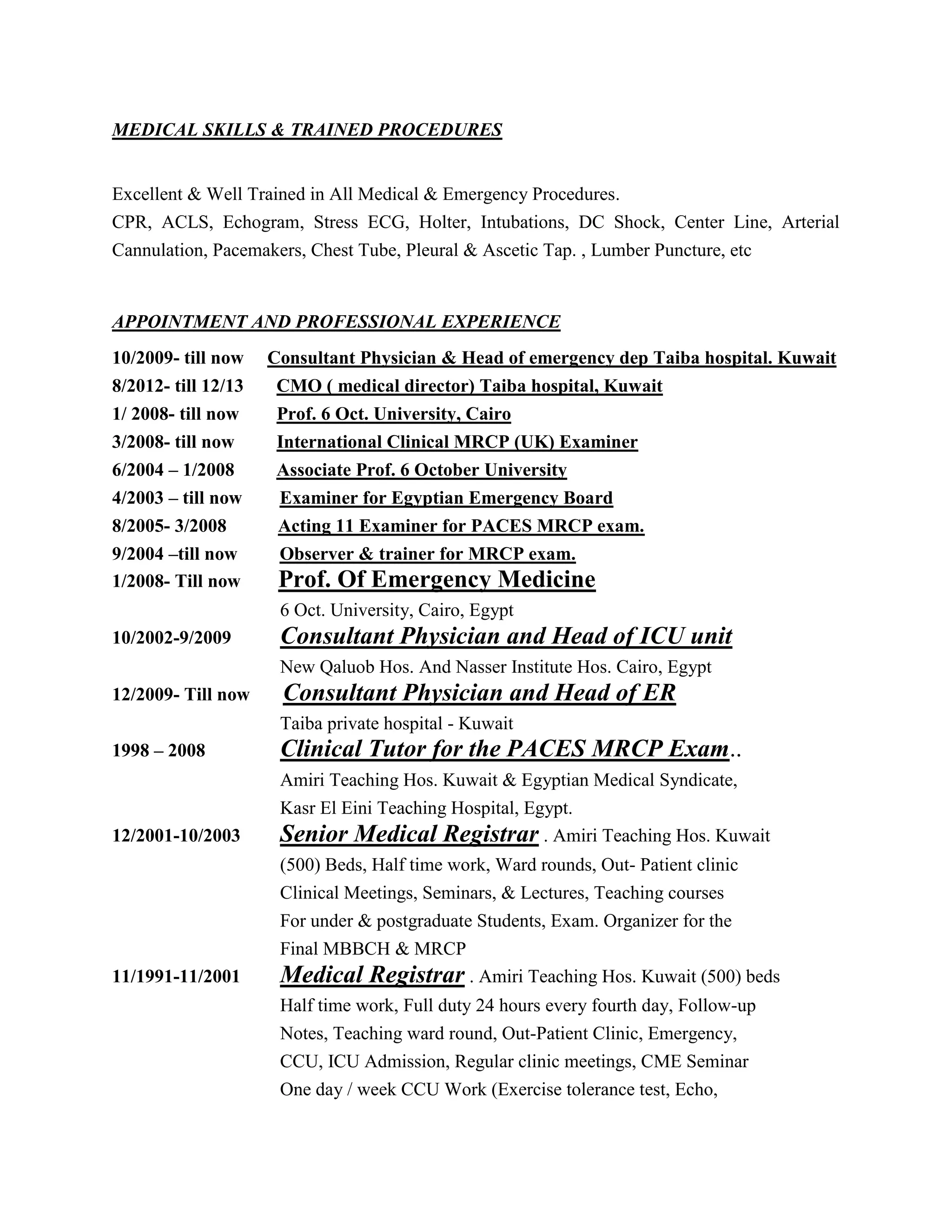 CURRICULUM VITAE very short | PDF