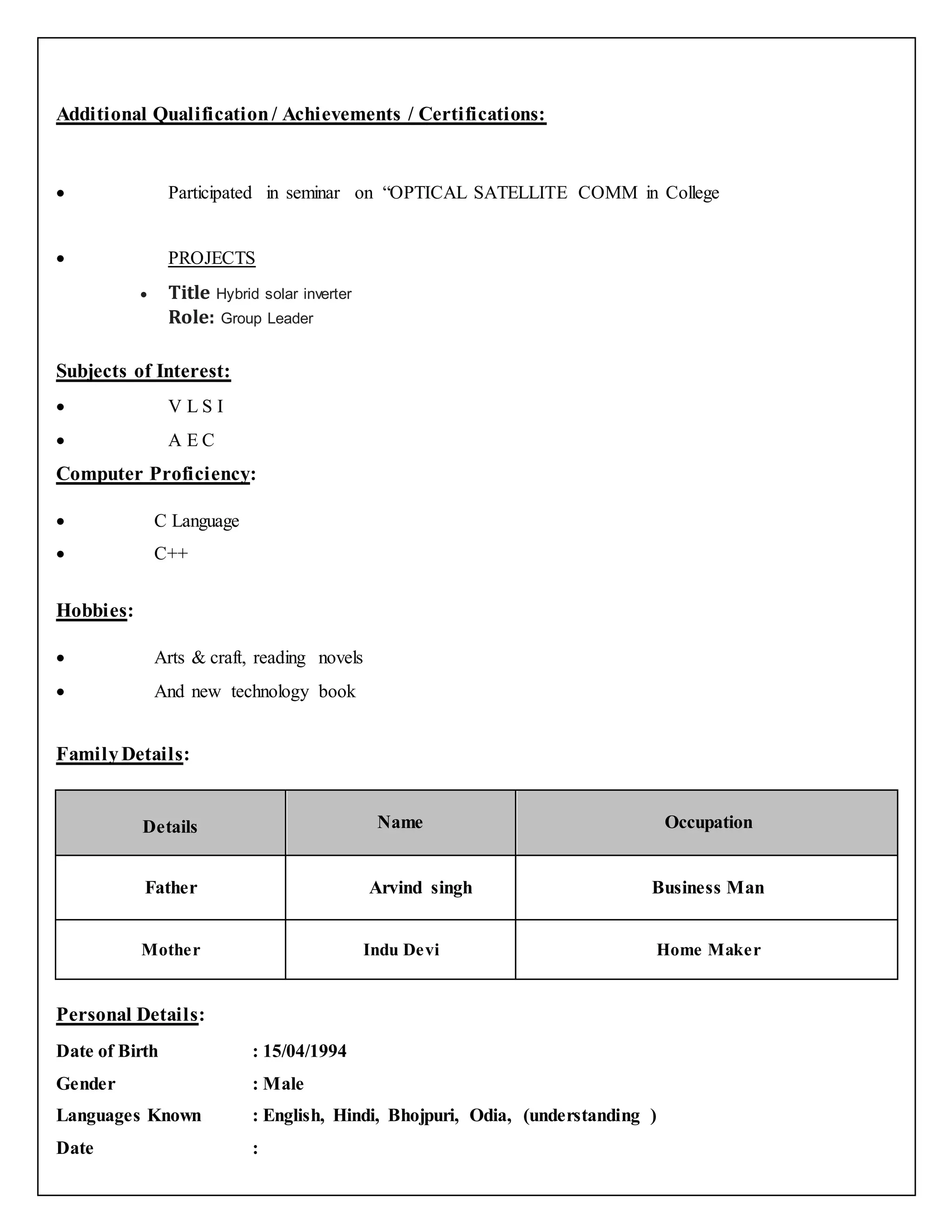 DHIRAJ Resume | PDF