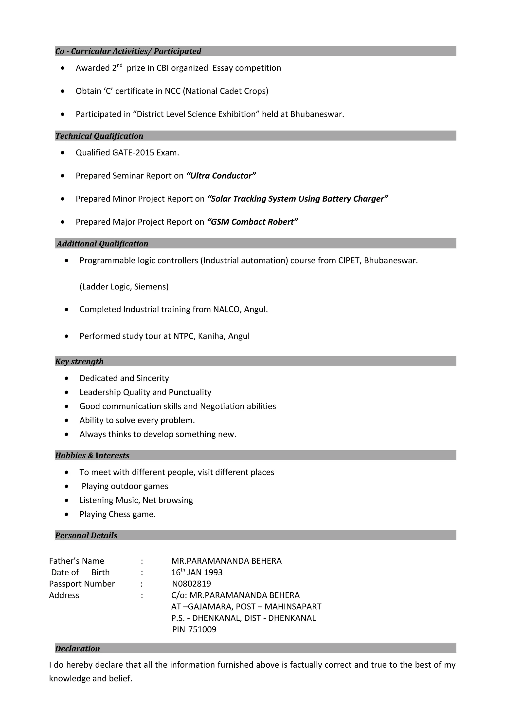 PRASANT Kumar Behera | DOC