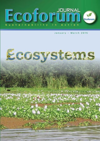 Ecoforum Journal, Ecosystem Issue (January - March 2015) | PDF
