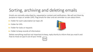 Email Management | PPTX