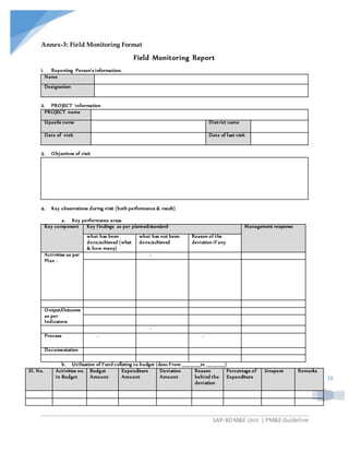PM&E Guideline | DOCX