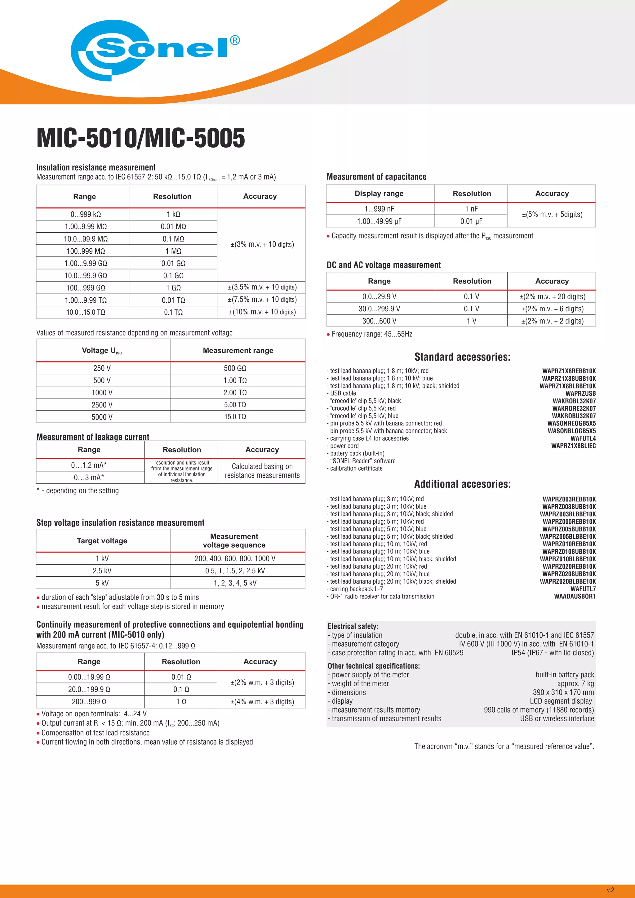 MIC-5005 & MIC - 5010 | PDF