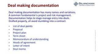 Deal Making Strategy | PPTX