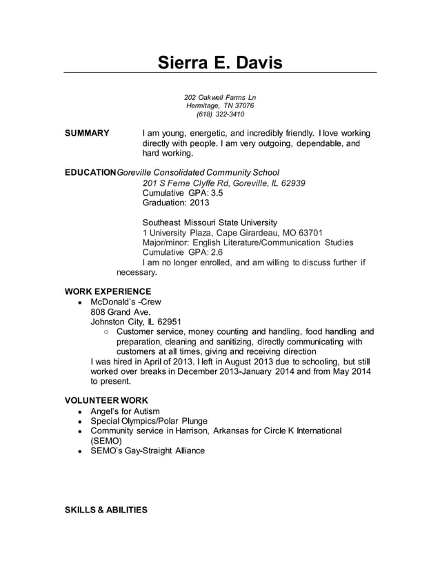Resume Doc