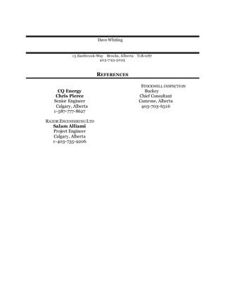 Dave Whiting Resume for 2016 | DOCX