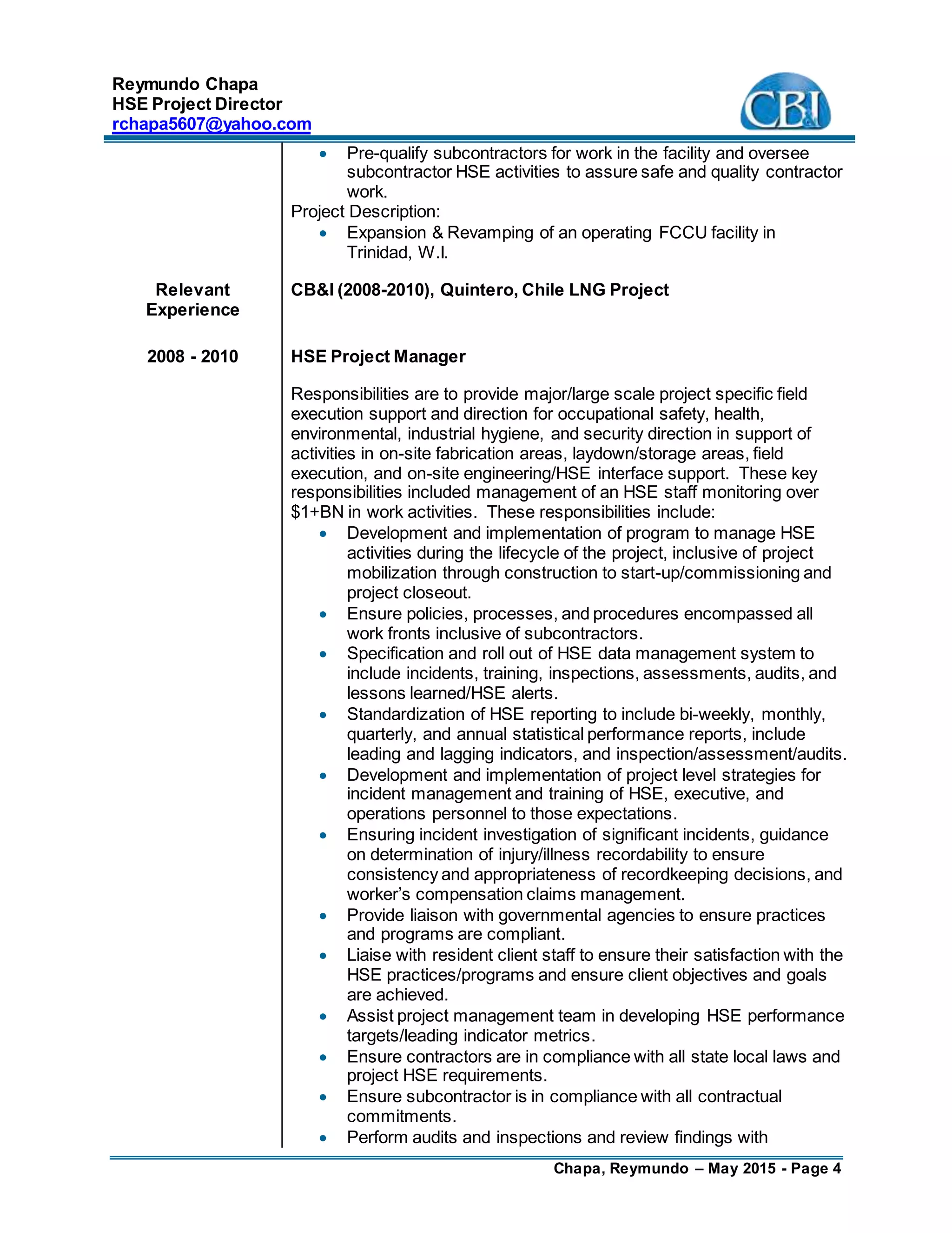 R. Chapa. Resume May. 2015 | DOCX