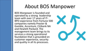 BOS Manpower Overview 2016 - Final | PPT