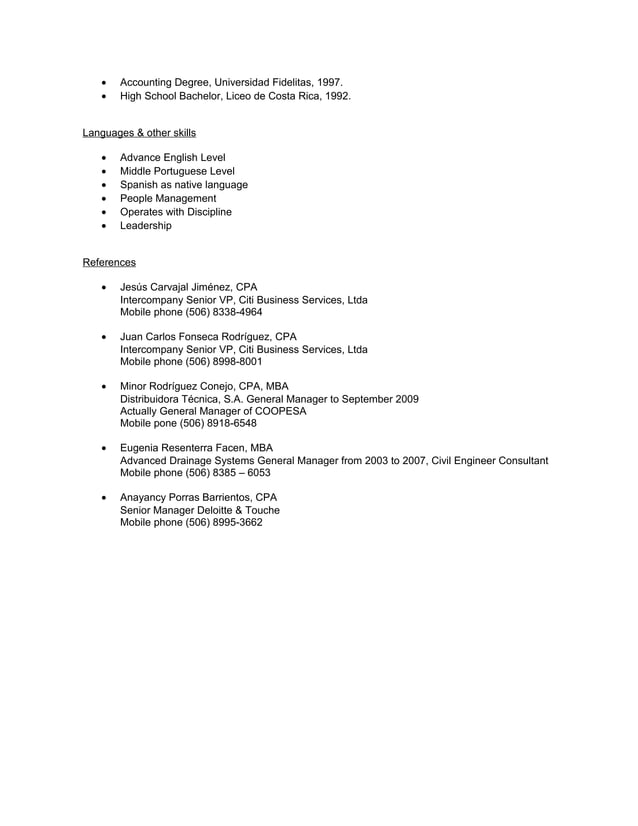 Oscar Carrillo CV | DOC