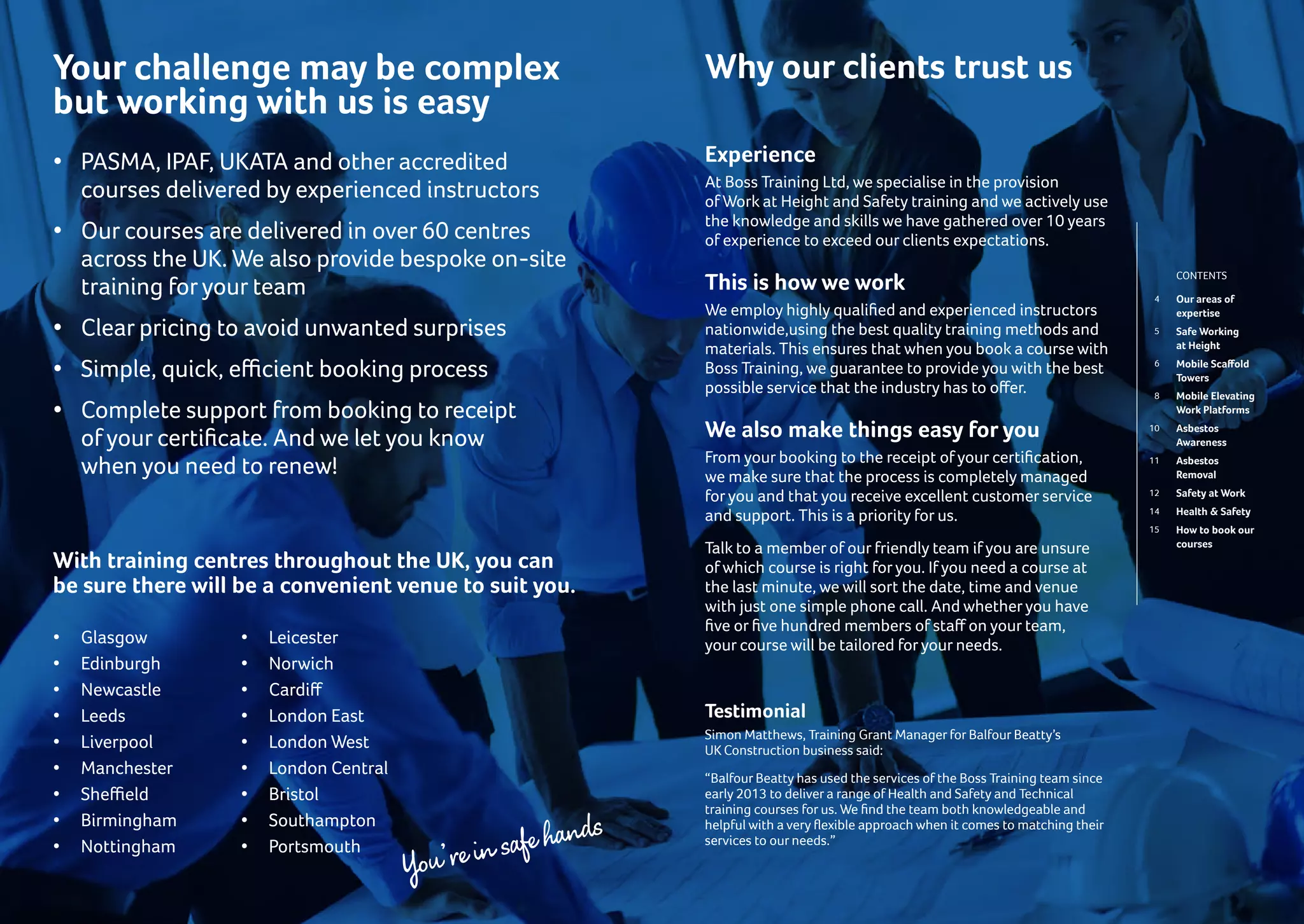 Boss Training Brochure | PDF